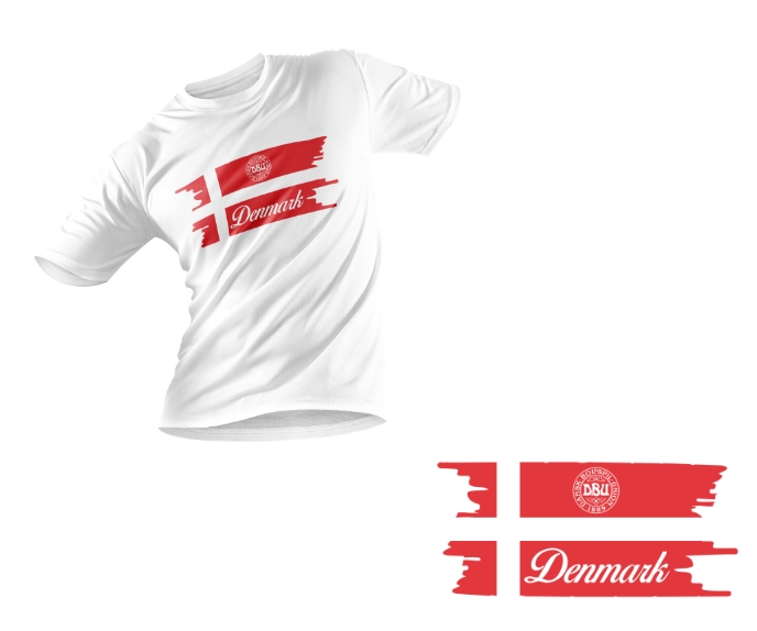 Denmark FIFA World cup 2022 Team flag logo Template | PosterMyWall