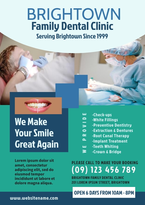 Copy of DENTAL AD A4.C | PosterMyWall