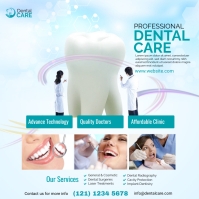 Dental Care Ad Template | PosterMyWall