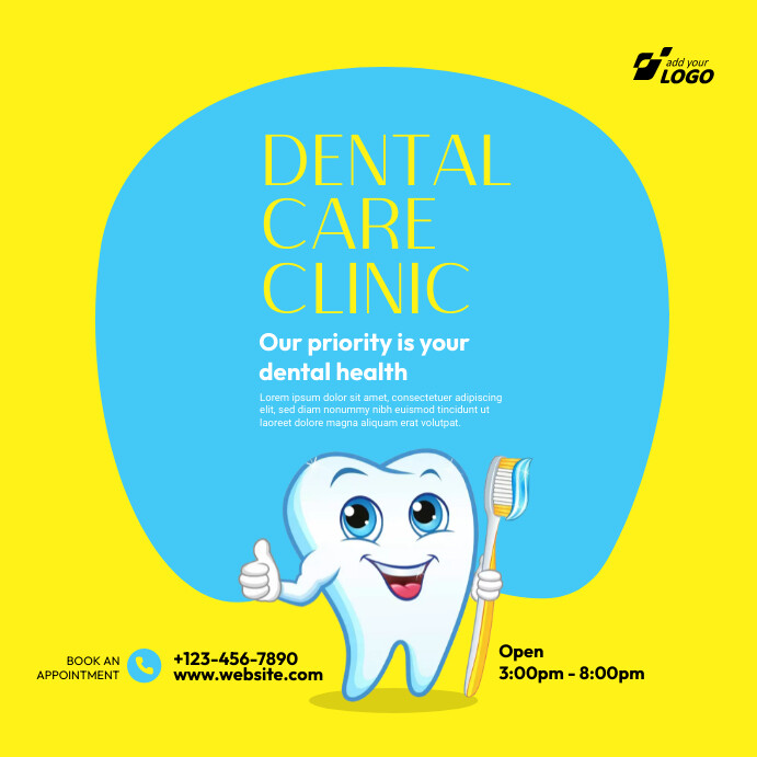 Dental Care Ads Template | PosterMyWall