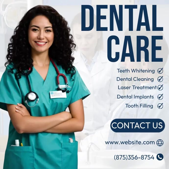 Dental Care Ads Template | PosterMyWall