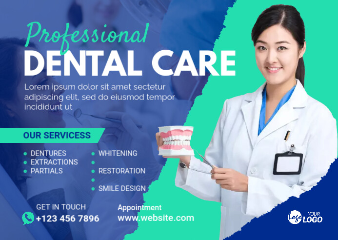 Plantilla de Dental Care Banner Post Design | PosterMyWall