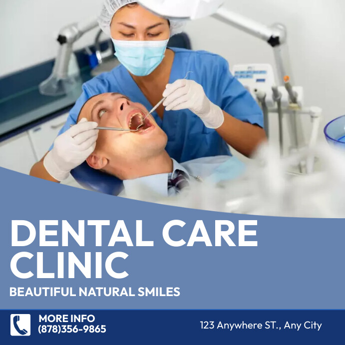 Dental Care Clinic Template | PosterMyWall