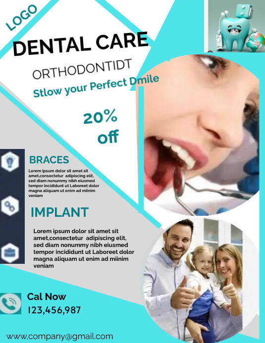 dental care flyer ad Template | PosterMyWall