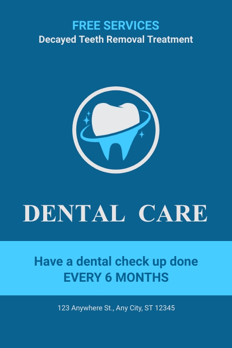 Dental Care Poster Template | Postermywall