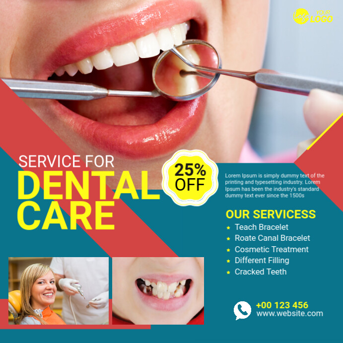 Copy of Dental Care Services Template | PosterMyWall