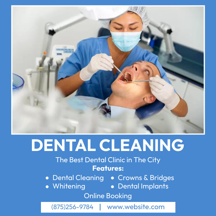 Dental Cleaning Ads Template | PosterMyWall