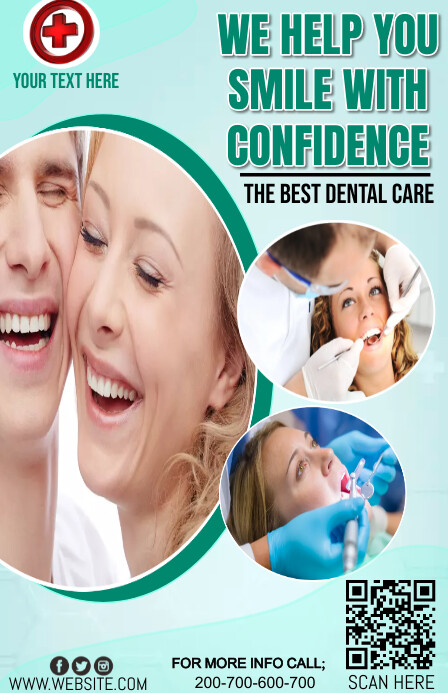 dental clinic advertisement social media post Template | PosterMyWall