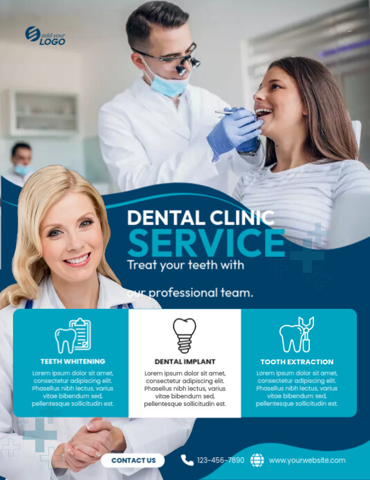 Dental Clinic Flyer Template | PosterMyWall