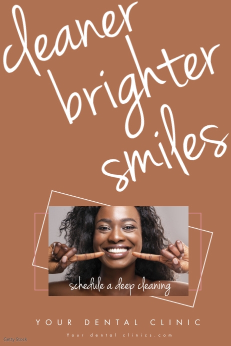 Dental Deep Cleaning Poster Ads Templates | PosterMyWall