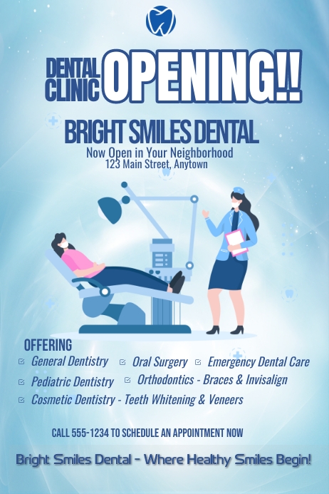 Dental Template | PosterMyWall