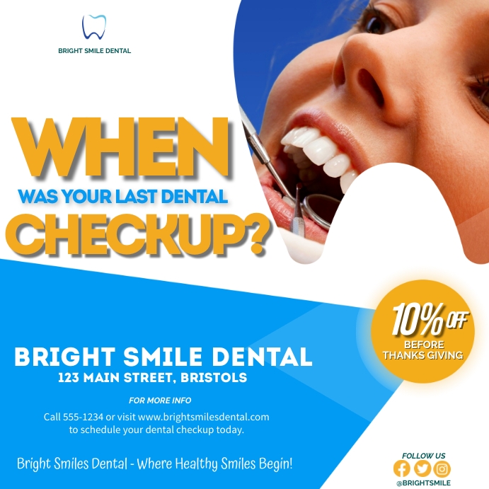 Dental Template | PosterMyWall