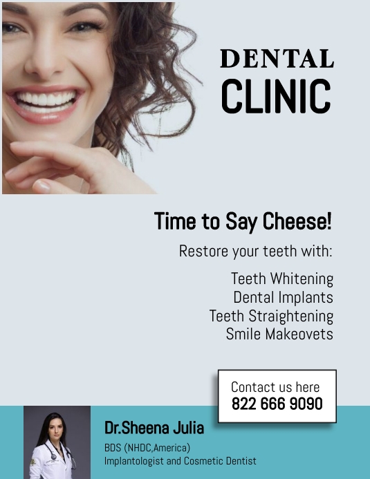 dental flyer design Template | PosterMyWall