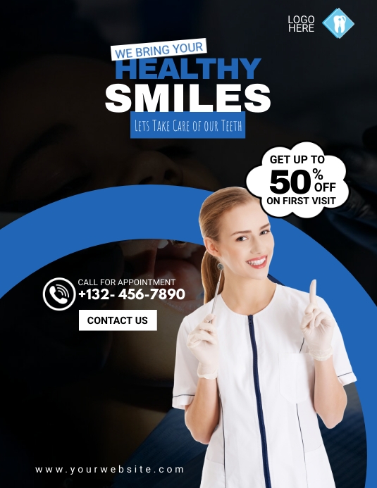 DENTAL FLYER.R Template | PosterMyWall