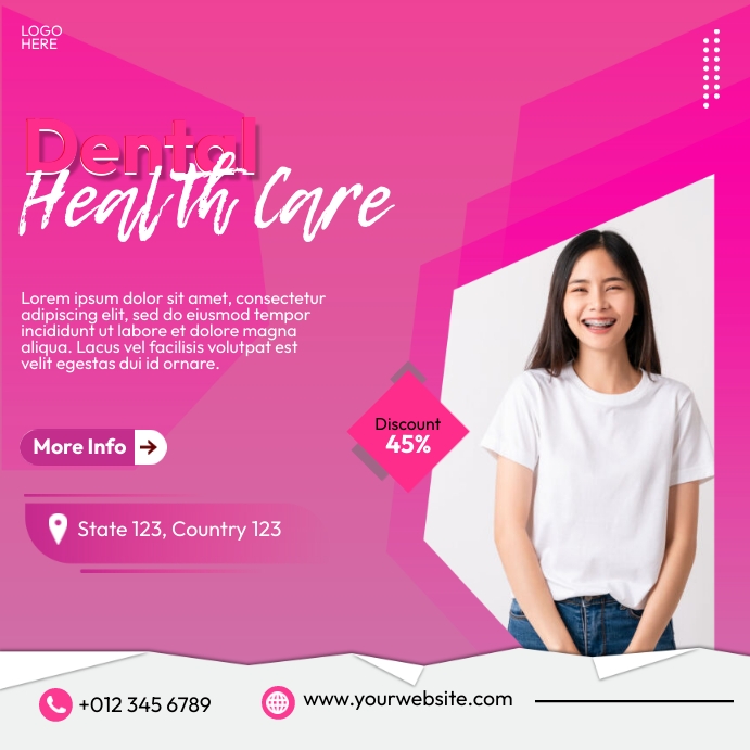 Dental Health Care Ads Template | PosterMyWall
