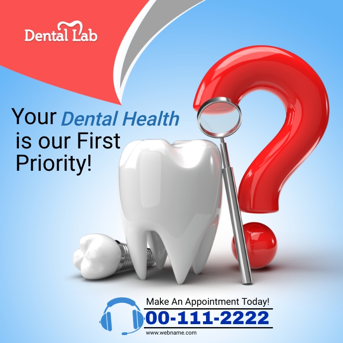 Dental Health Priority Template | PosterMyWall