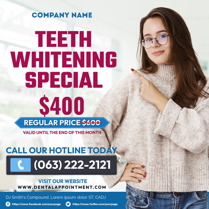 Dental Health - Special Offer Template | PosterMyWall