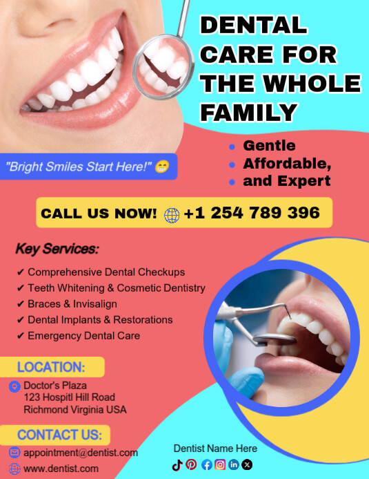 Copy of Dental Healthy Teeth Ad | PosterMyWall