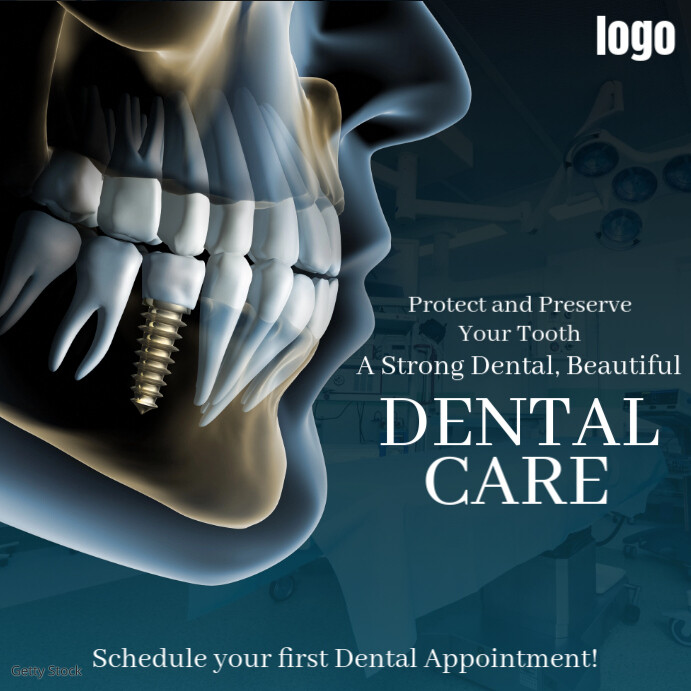 Copy of Dental Implants promotion | PosterMyWall