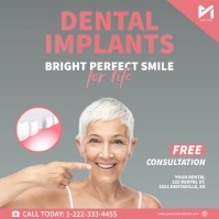 Dental Implants Ads Template | PosterMyWall