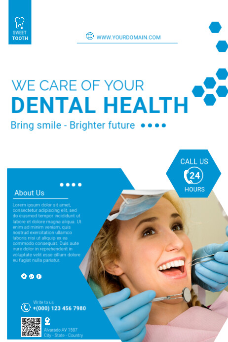 DENTAL POSTER TEMPLATE.C | PosterMyWall
