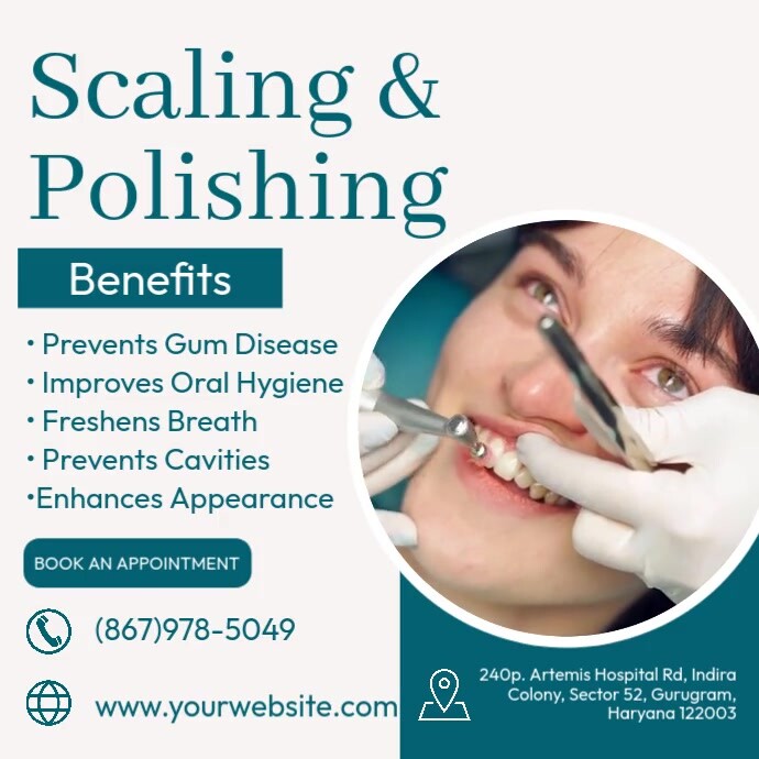 Dental Scaling and Polishing Template | PosterMyWall