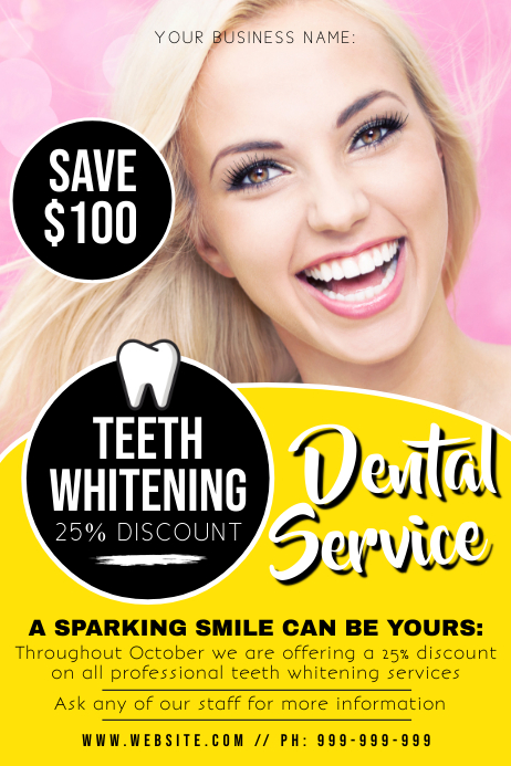 Dental Service Poster Template | PosterMyWall