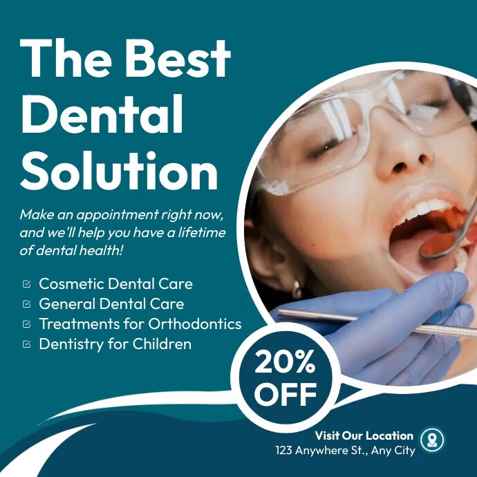 Dental Solution Ads Templat | PosterMyWall