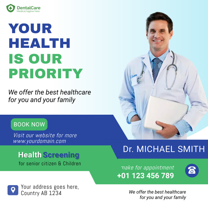 Plantilla de DENTAL TEMPLATE | PosterMyWall