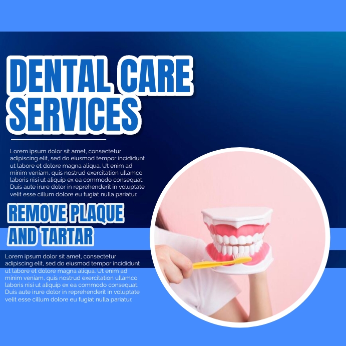 Copy of DENTAL TEMPLATE.E | PosterMyWall