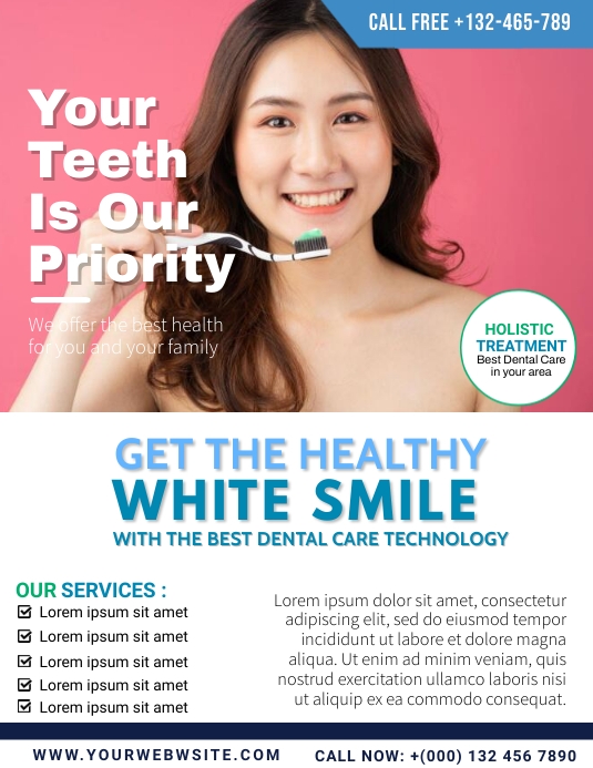 Copy of DENTAL TEMPLATE.E | PosterMyWall