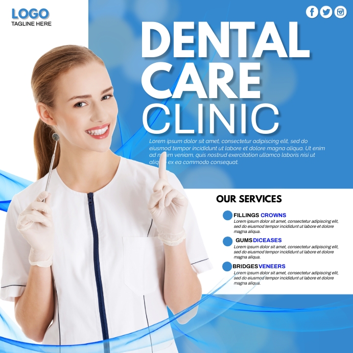 DENTAL TEMPLATE.E | PosterMyWall