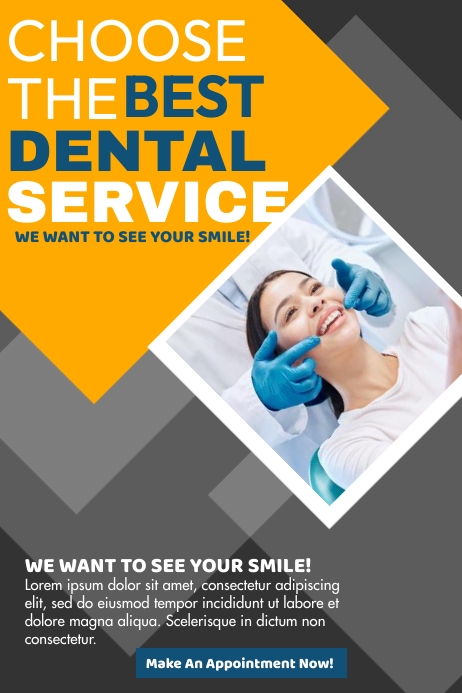 Copy of DENTAL TEMPLATE.E | PosterMyWall