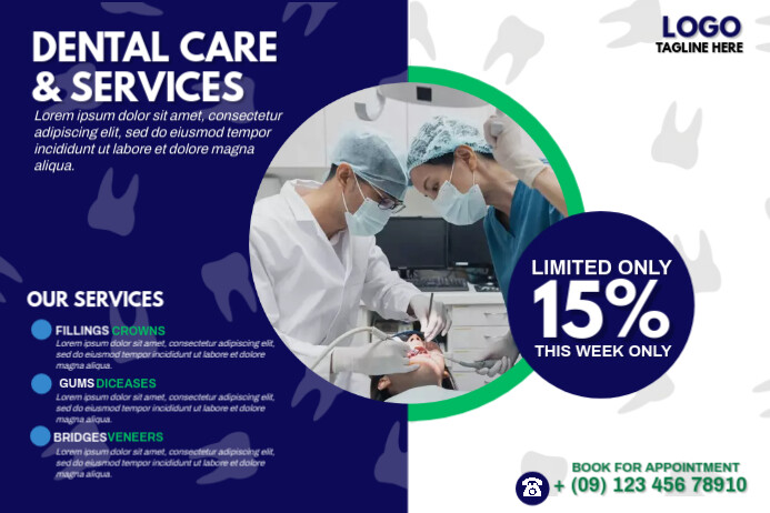 Copy of DENTAL TEMPLATE.E | PosterMyWall