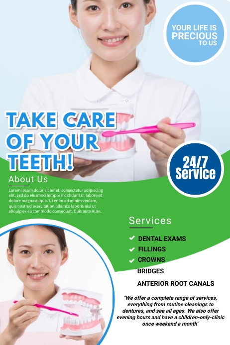 Copy of DENTAL TEMPLATE.E | PosterMyWall