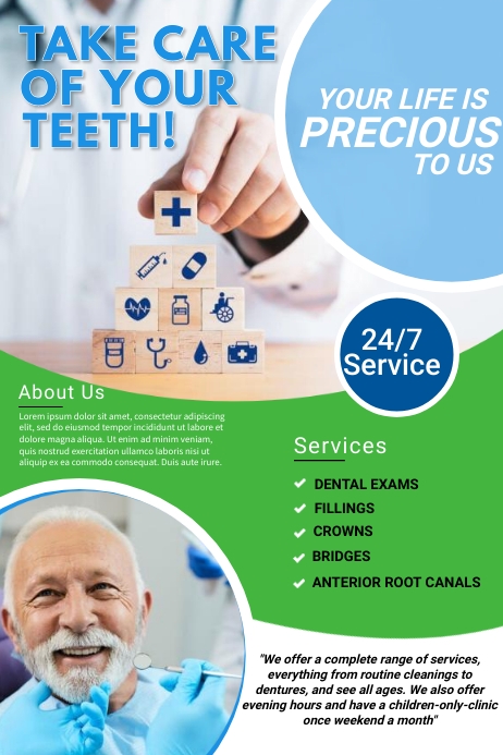 Copy of DENTAL TEMPLATE.E | PosterMyWall