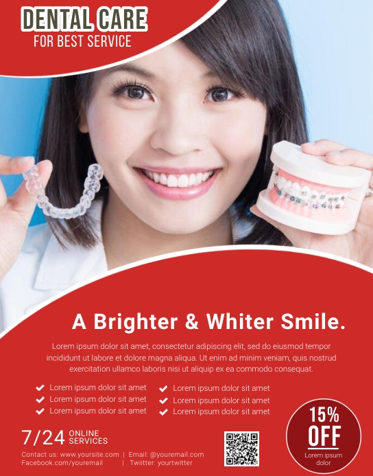 DENTAL TEMPLATE.E | PosterMyWall