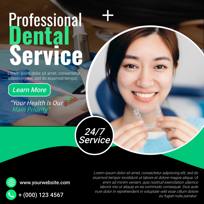 Copy of DENTAL TEMPLATE.E | PosterMyWall