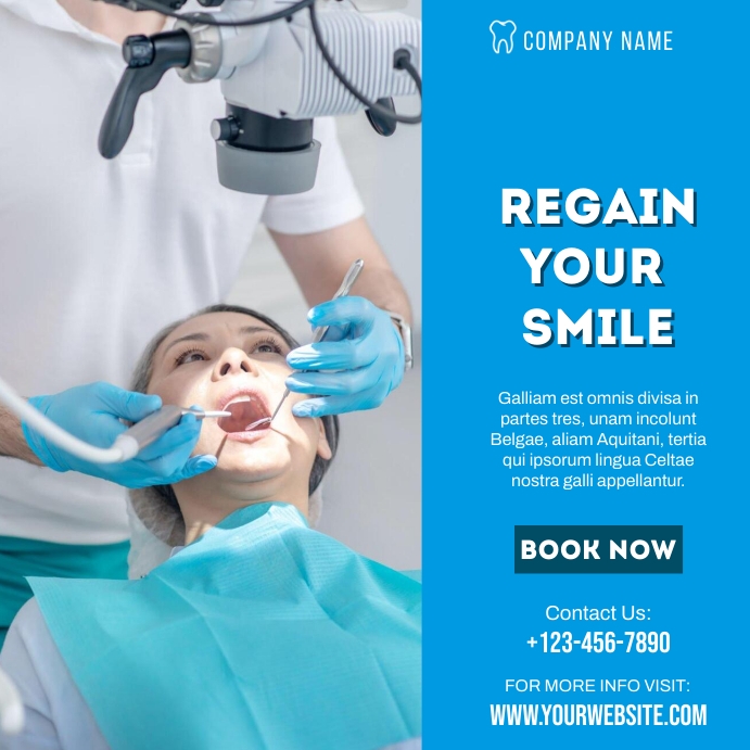 Copy Of Dental Template.r | Postermywall