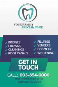 Dentist Cover Template | PosterMyWall