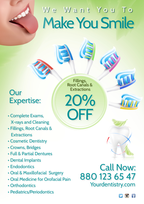 Dentist Flyer Template | PosterMyWall