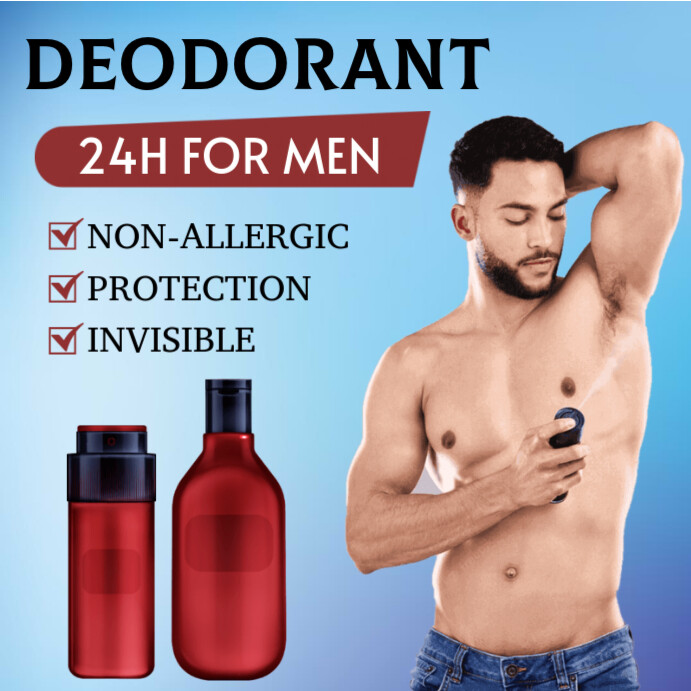Plantilla de Deodorant 24h for men business products flyer | PosterMyWall