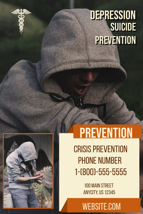 Depression Template | PosterMyWall