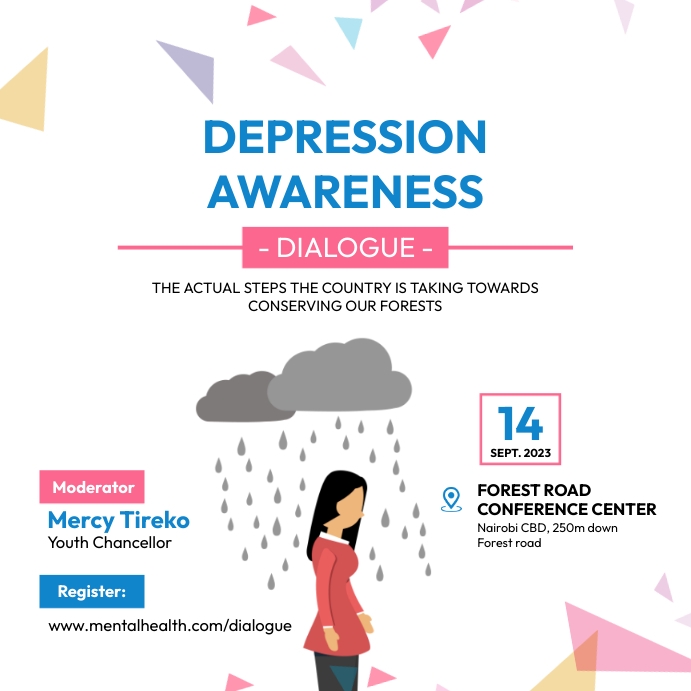 Depression dialogue (1) Template | PosterMyWall