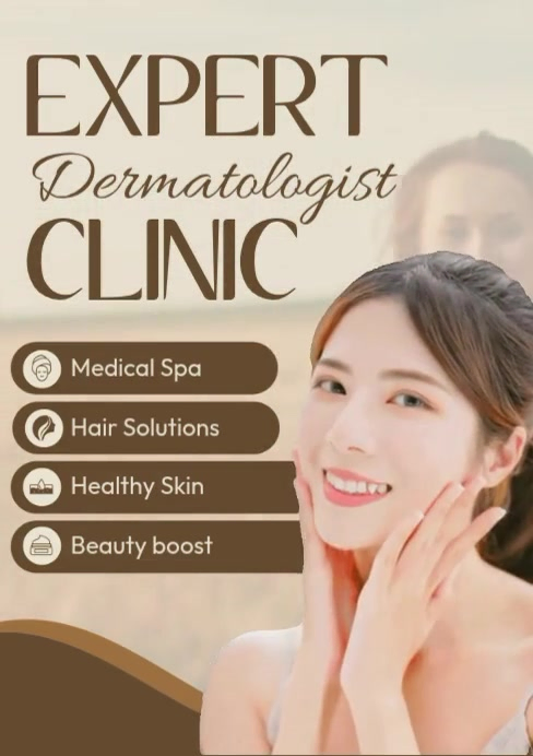 Dermatologist Expert Clinic Template | PosterMyWall