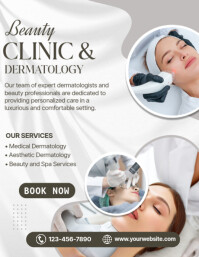 Dermatology Clinic Flyer Template | PosterMyWall