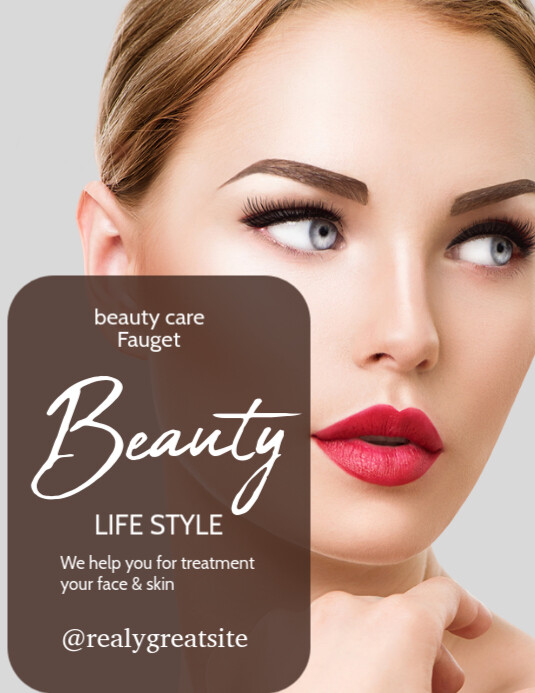 Dermatology Skin Care Flyer Template | PosterMyWall