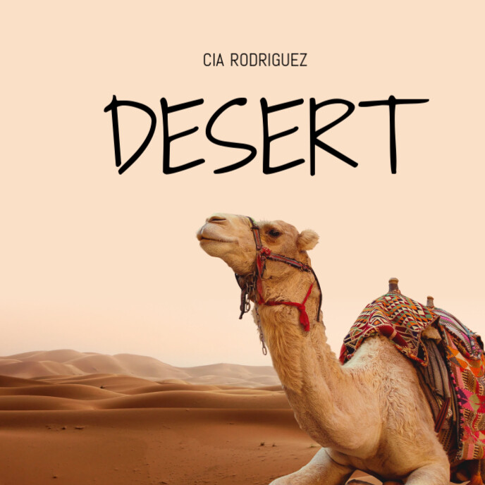 Plantilla de Desert album cover | PosterMyWall