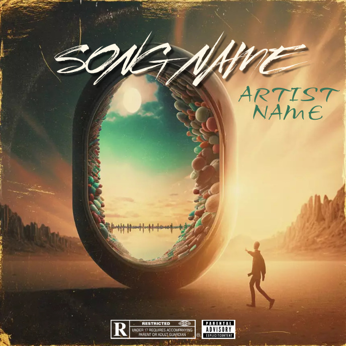 Copia de desert Album Cover music art trap mixtape rap | PosterMyWall