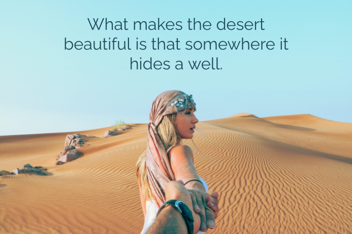 Desert quote design template | PosterMyWall